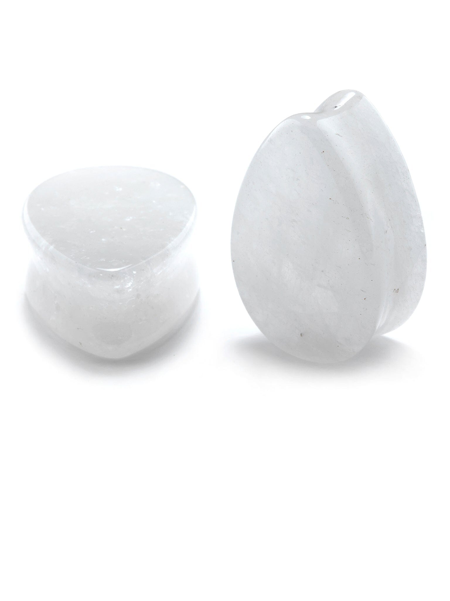 Clear Quartz Stone Teardrop Plugs | Clear Quartz Stone Teardrop Gauges ...