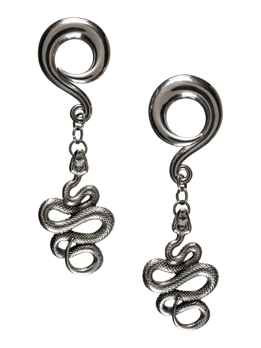 Crafty Snake Steel Hangers | Steel Ear Weights | Snake Plugs ...