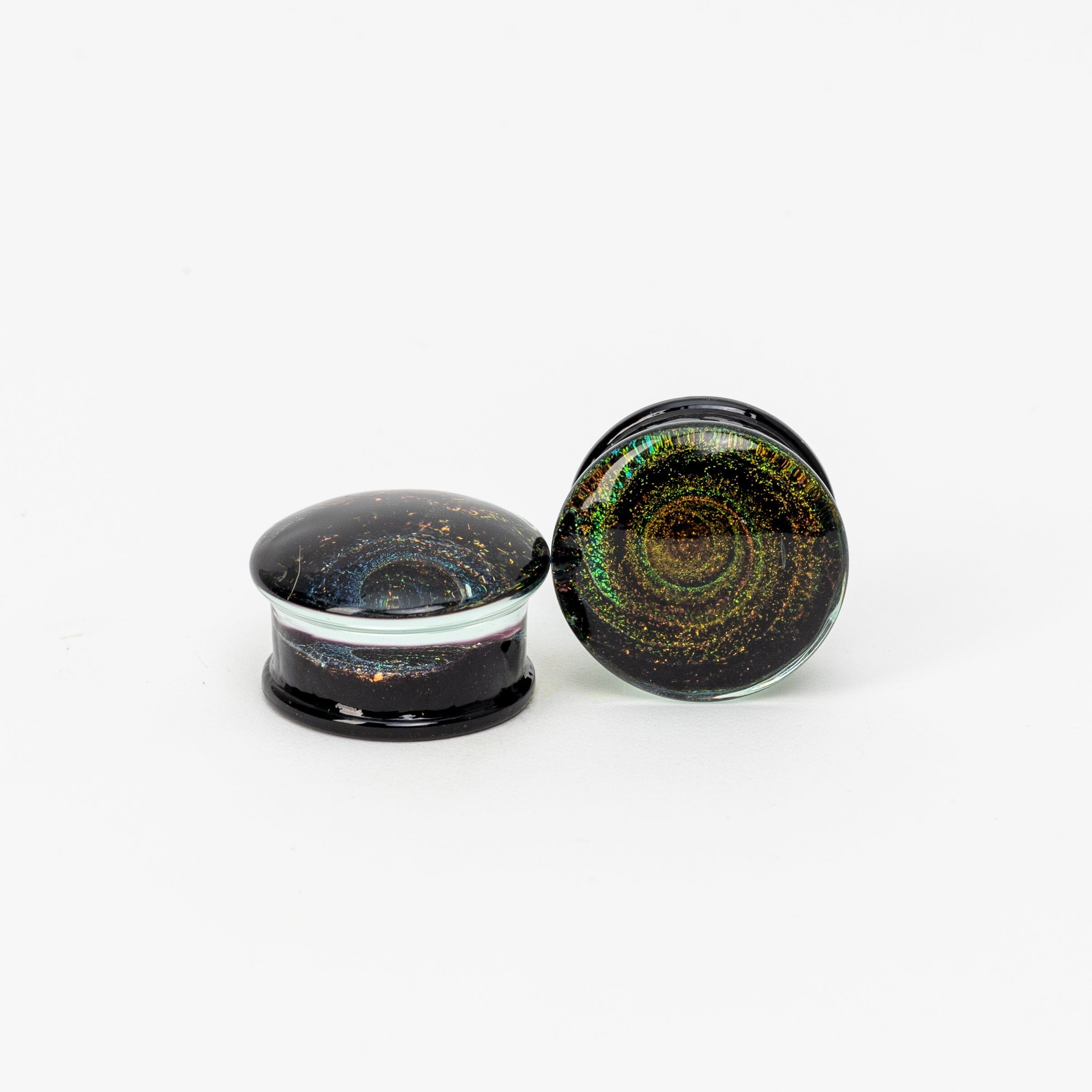 Galaxy Pyrex Glass Plugs | Galaxy Glass Gauges – PlugYourHoles.com