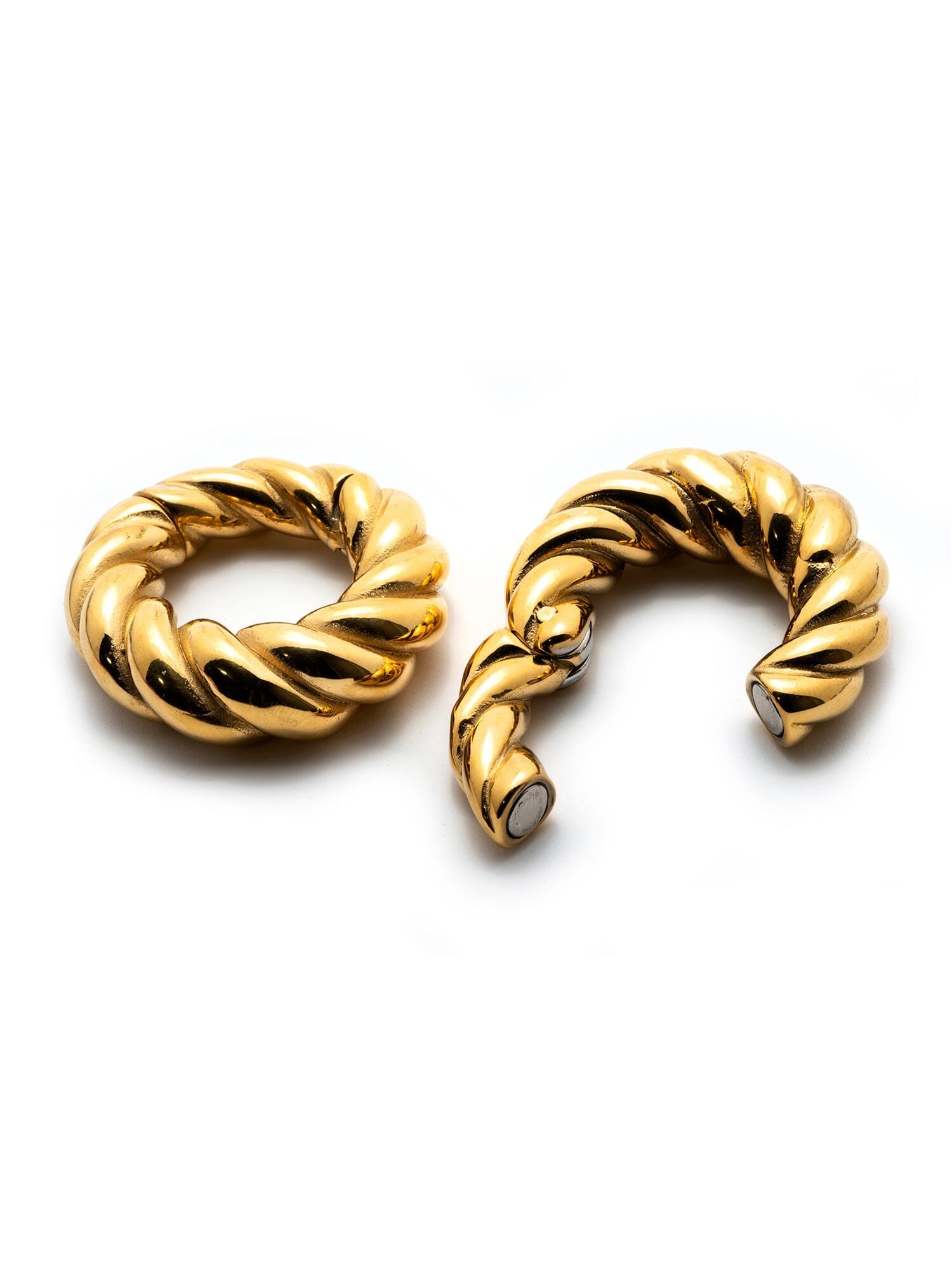 CHUNKY Rope Steel Clickers | Steel Ear Weights | Stretched Lobes ...