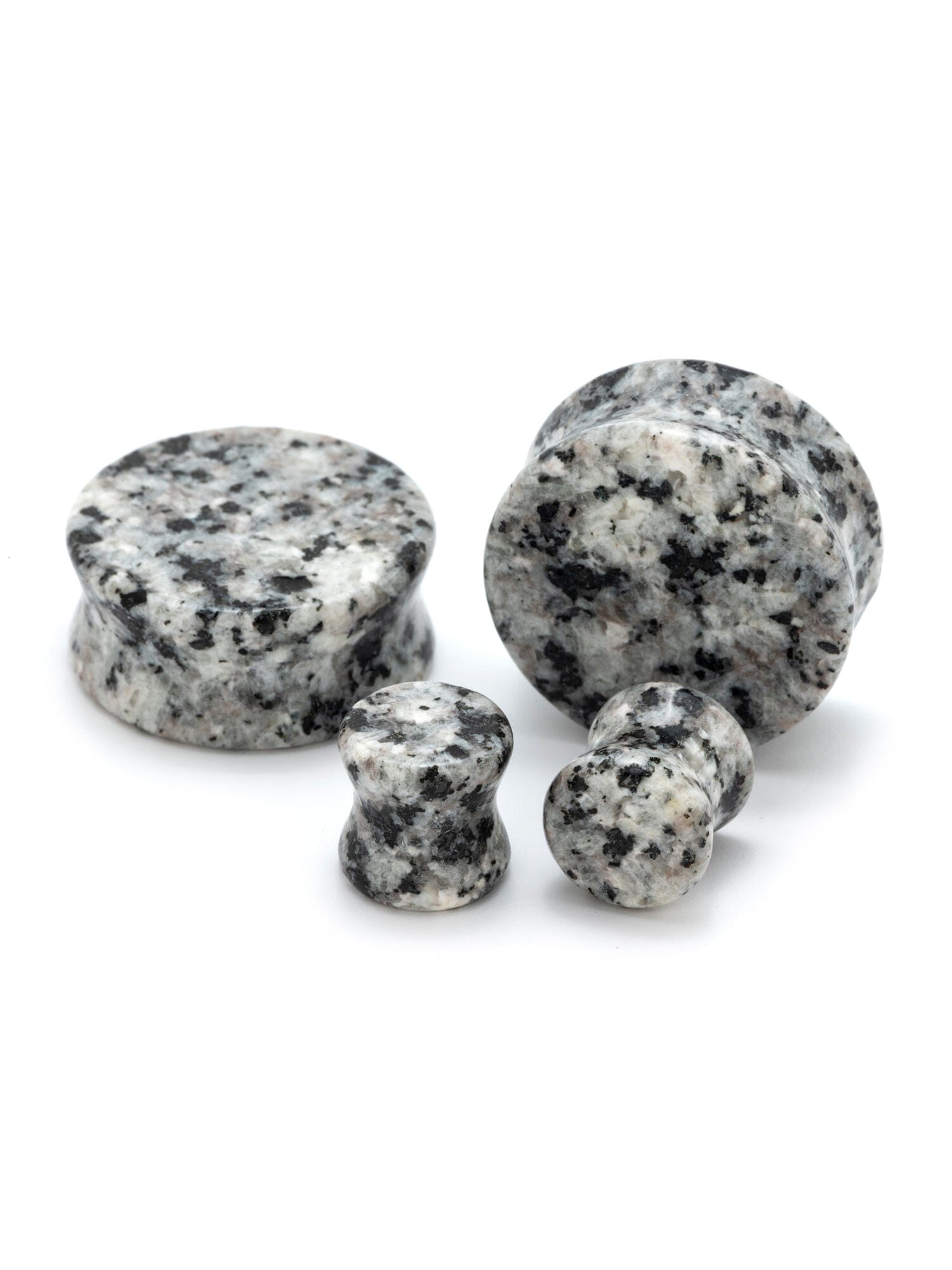 Grey Granite Stone Plugs | Grey Granite Stone Gauges – PlugYourHoles.com