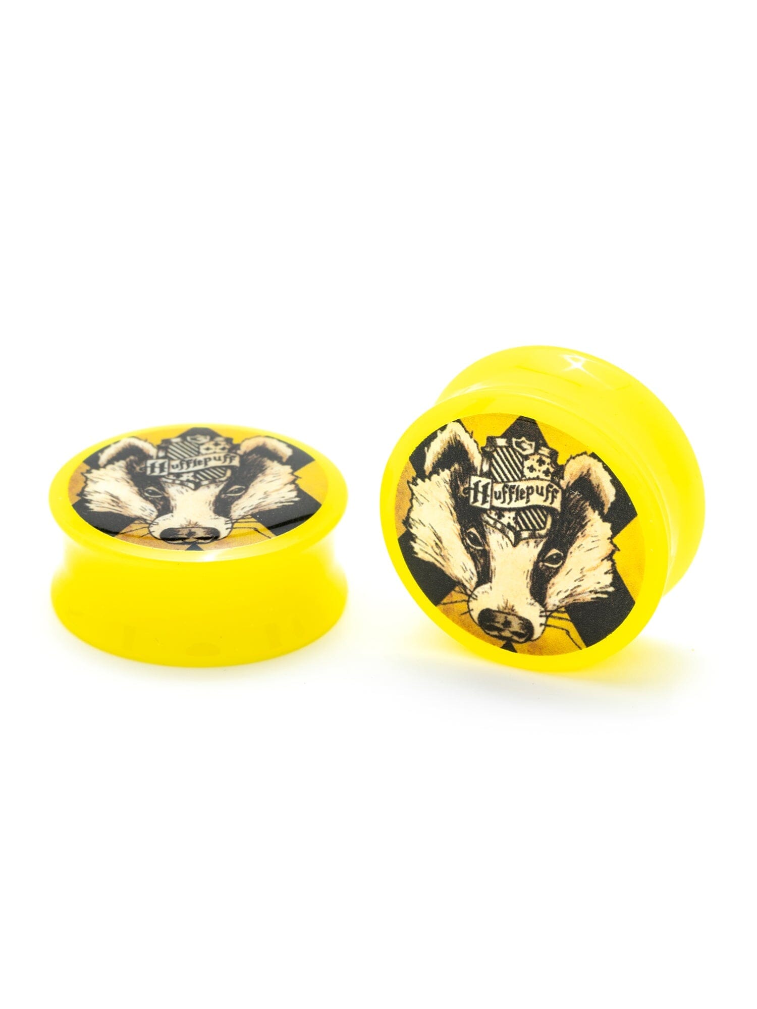 Hufflepuff House Crest Image Plugs | Hogwarts Gauges | Wizard Plugs ...