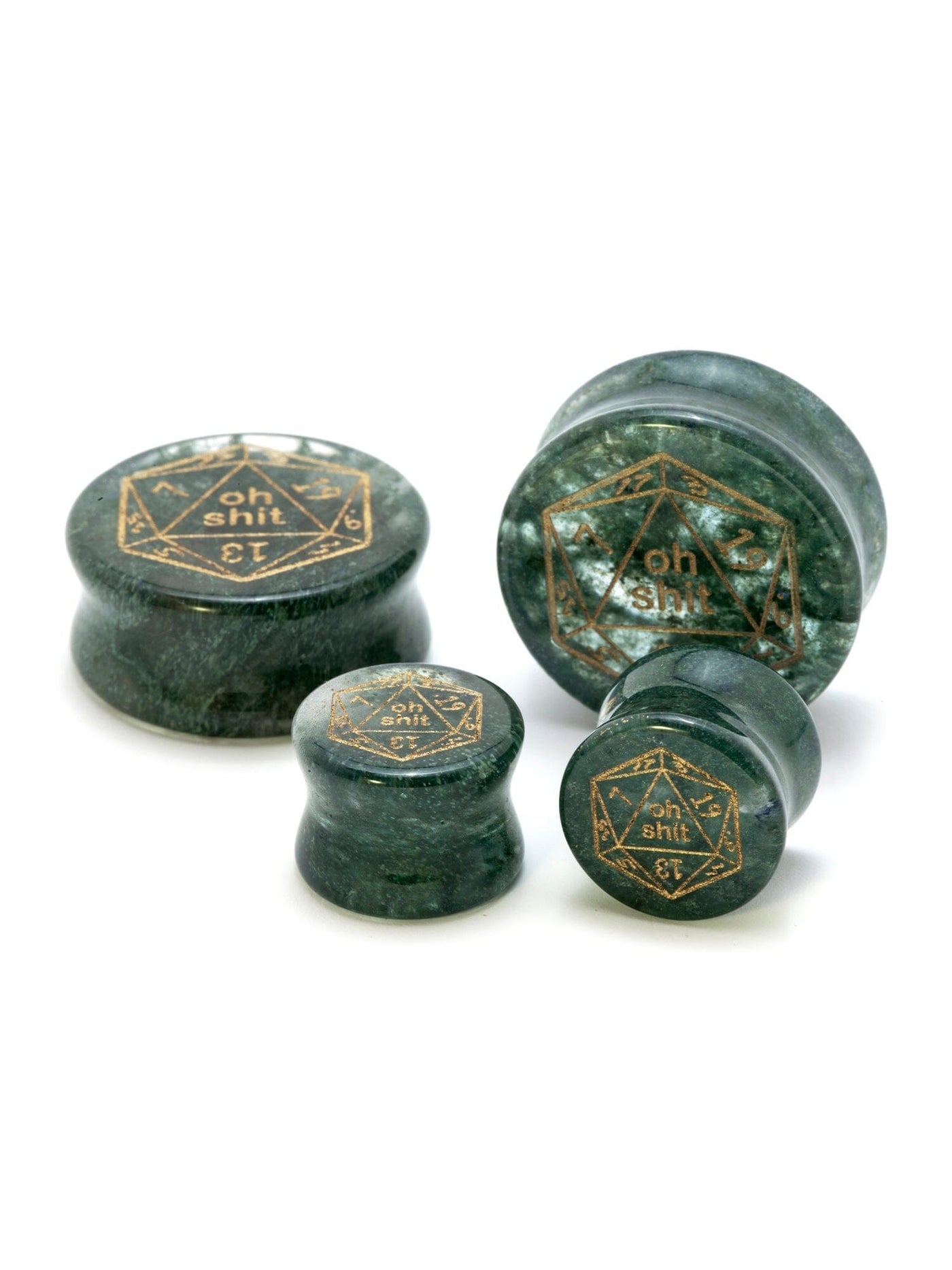 Engraved Stone Plugs | Carved Stone Plugs - PlugYourHoles.com