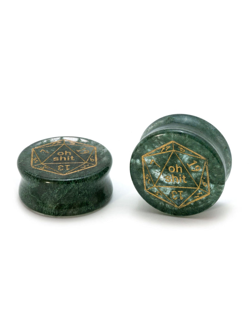 Engraved Stone Plugs | Carved Stone Plugs - PlugYourHoles.com
