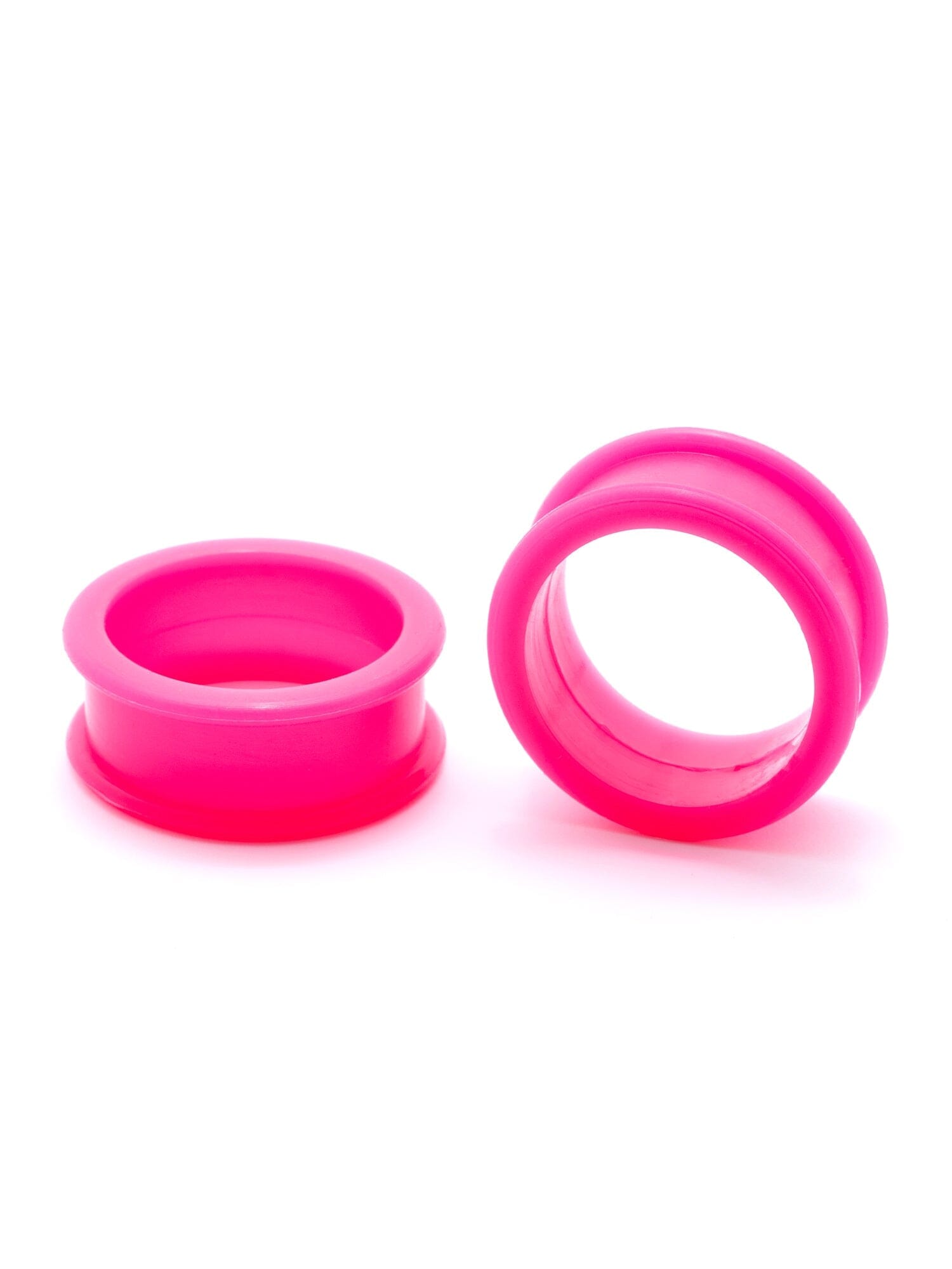 Pink Silicone Tunnels | Silicone Gauges - PlugYourHoles.com