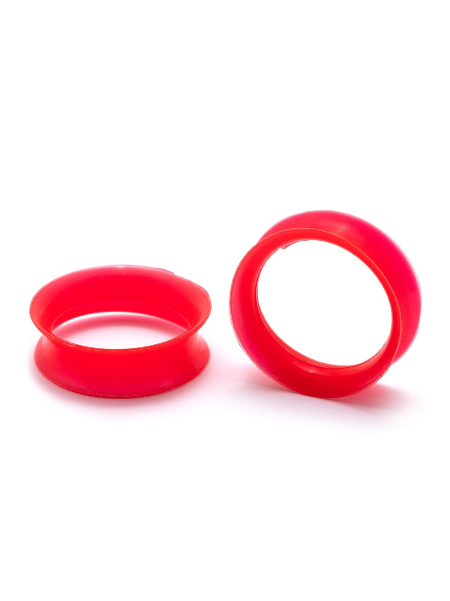 Red Silicone Ear Skins | Thin Wall Eyelets - PlugYourHoles.com