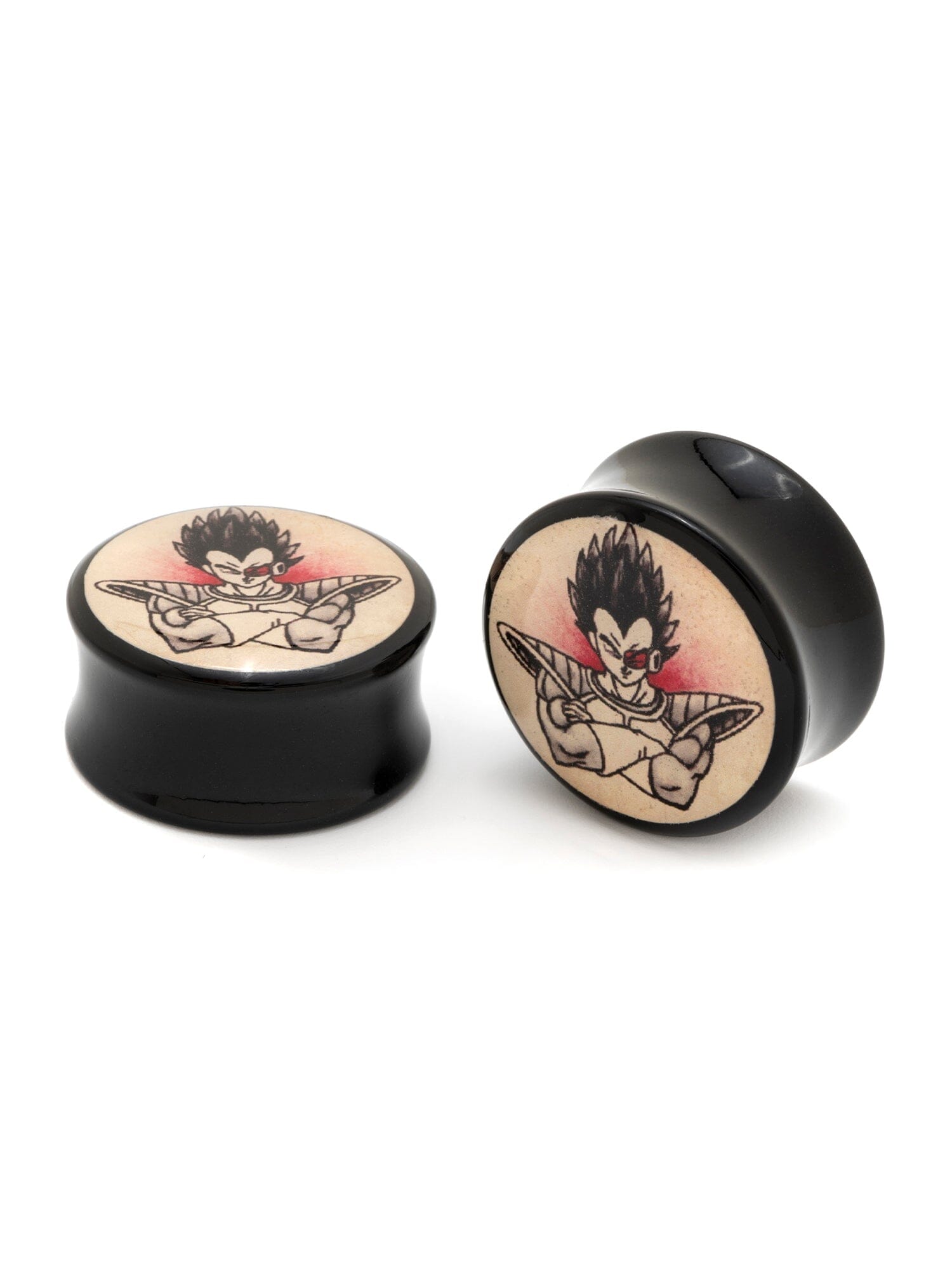 Vegeta Tattoo Flash Plugs | Dragonball Z Plugs - PlugYourHoles.com