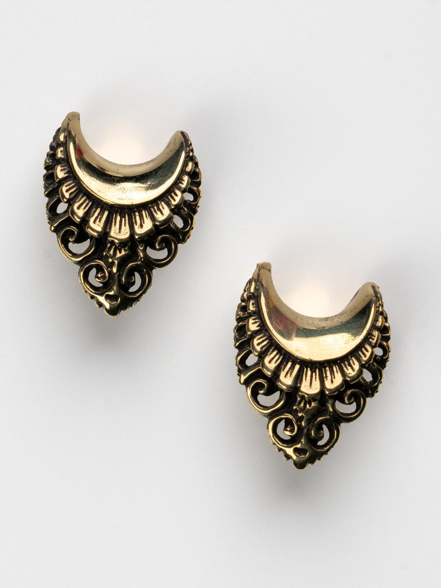 Floral Filigree Saddle Hangers | Brass Ear Weights | Copper Stretchers ...