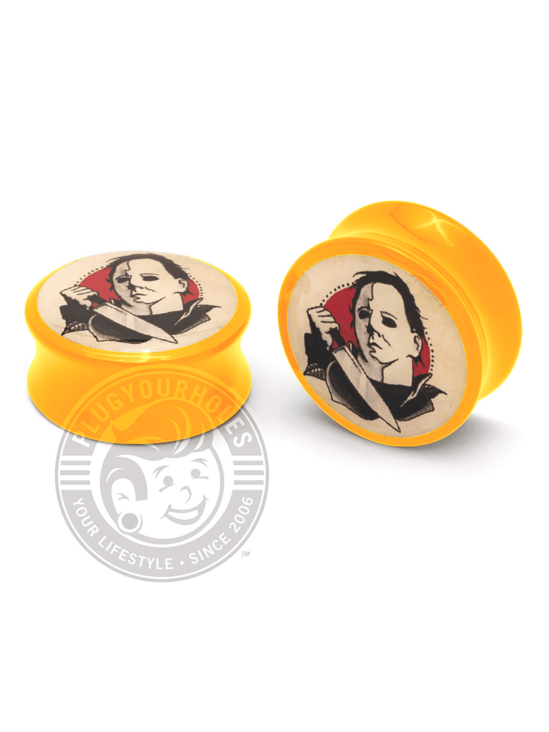Horror Movie Plugs | Michael Myer Accessories | Halloween Gauges ...