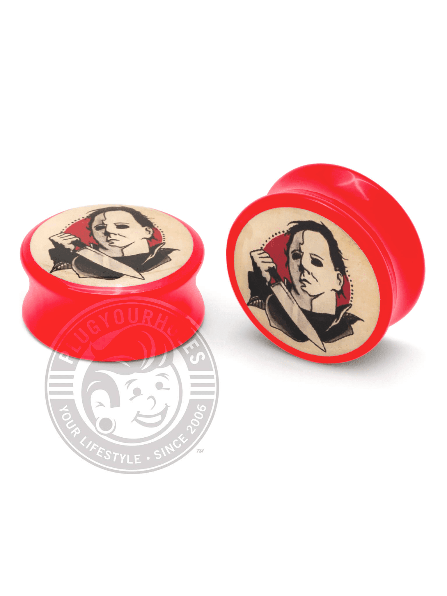 Horror Movie Plugs | Michael Myer Accessories | Halloween Gauges ...