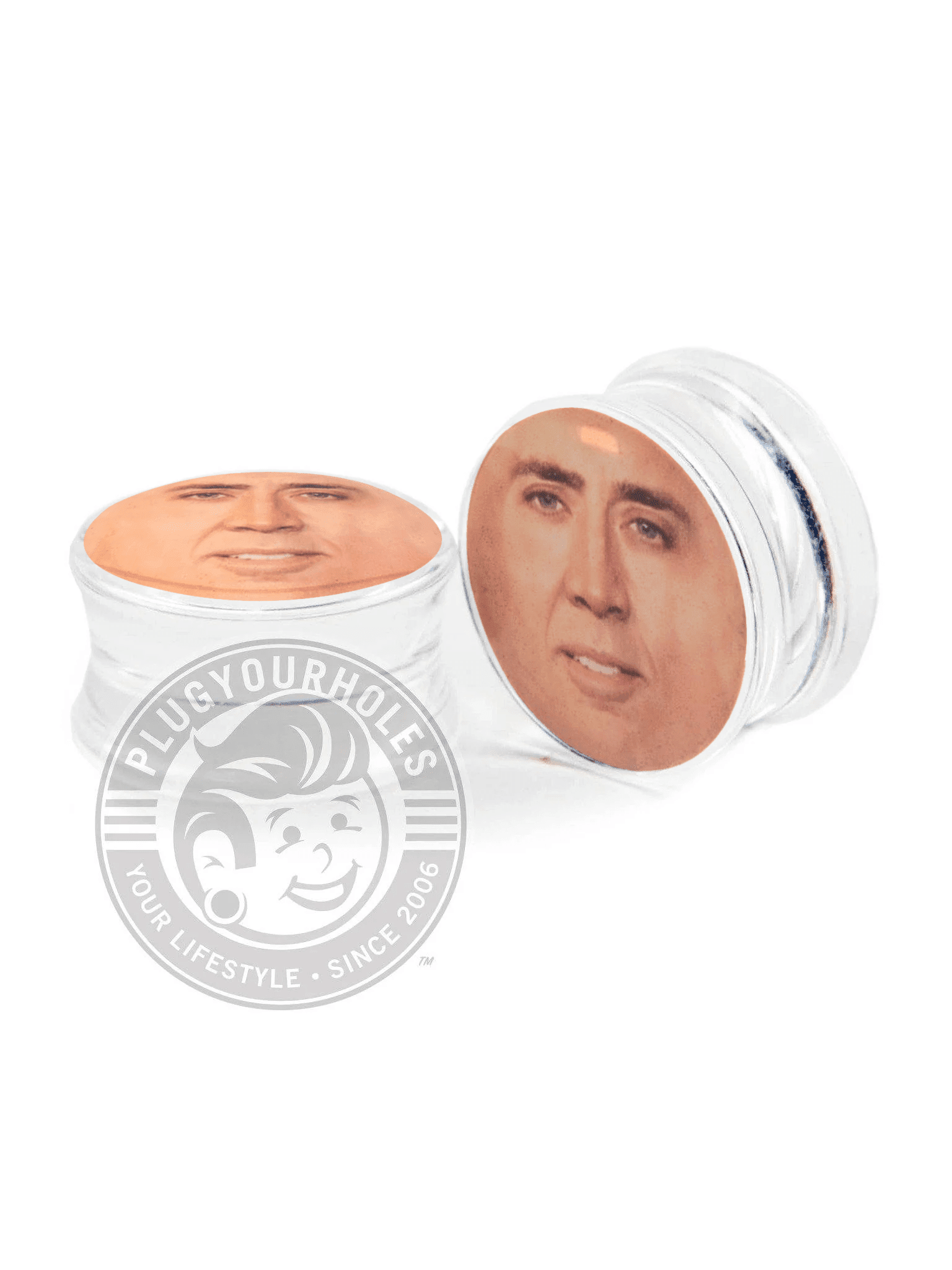 Nicolas Cage Plugs | Nicolas Cage Gauges | PlugYourHoles ...