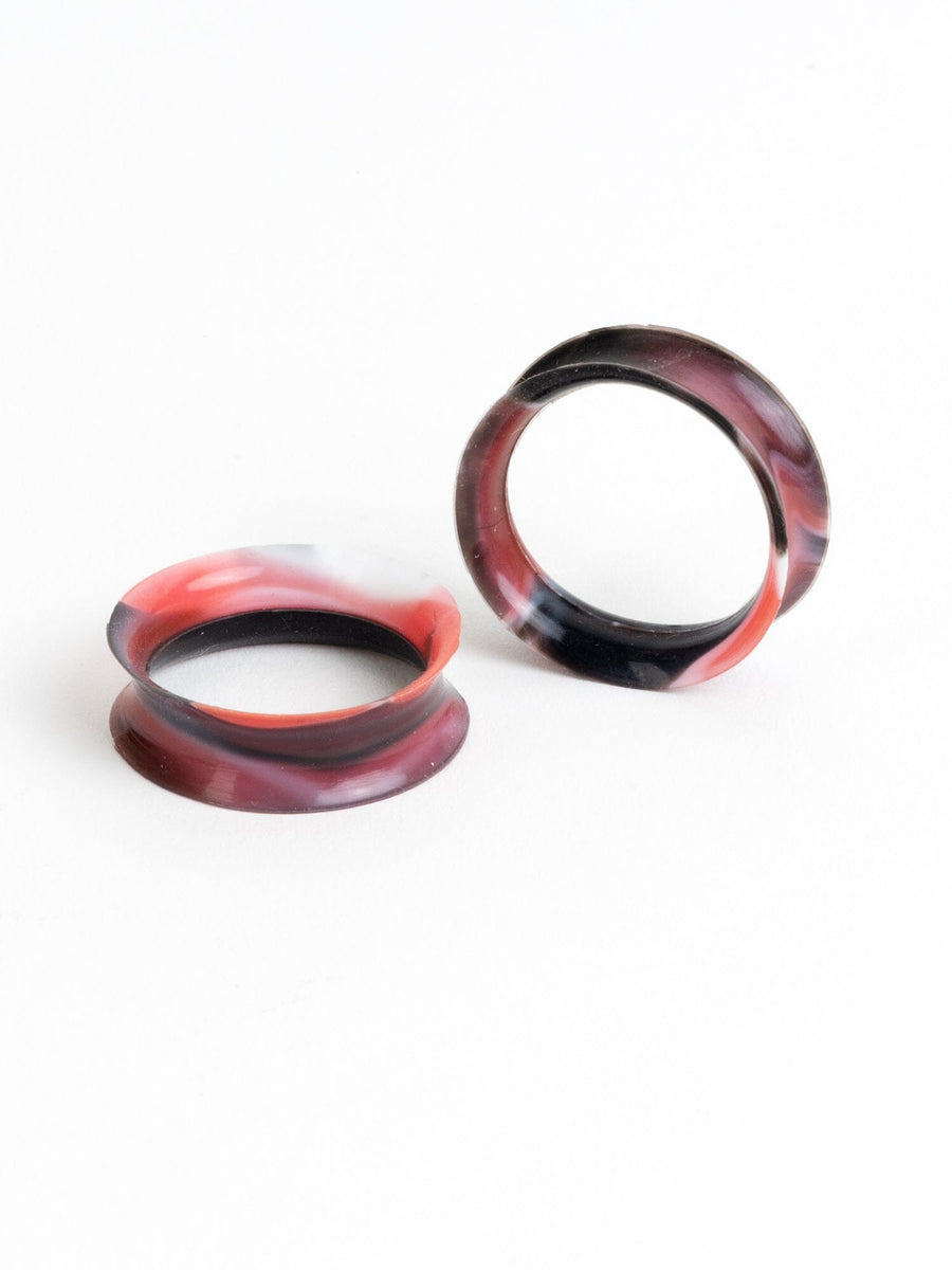 Shadow Swirl Silicone Ear Skins | Silicone Tunnels | Thin-Wall Plugs ...